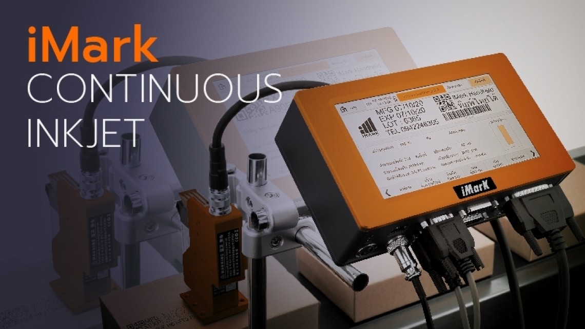 iMark CIJ เครื่องพิมพ์วันที่ระบบ Continuous Inkjet